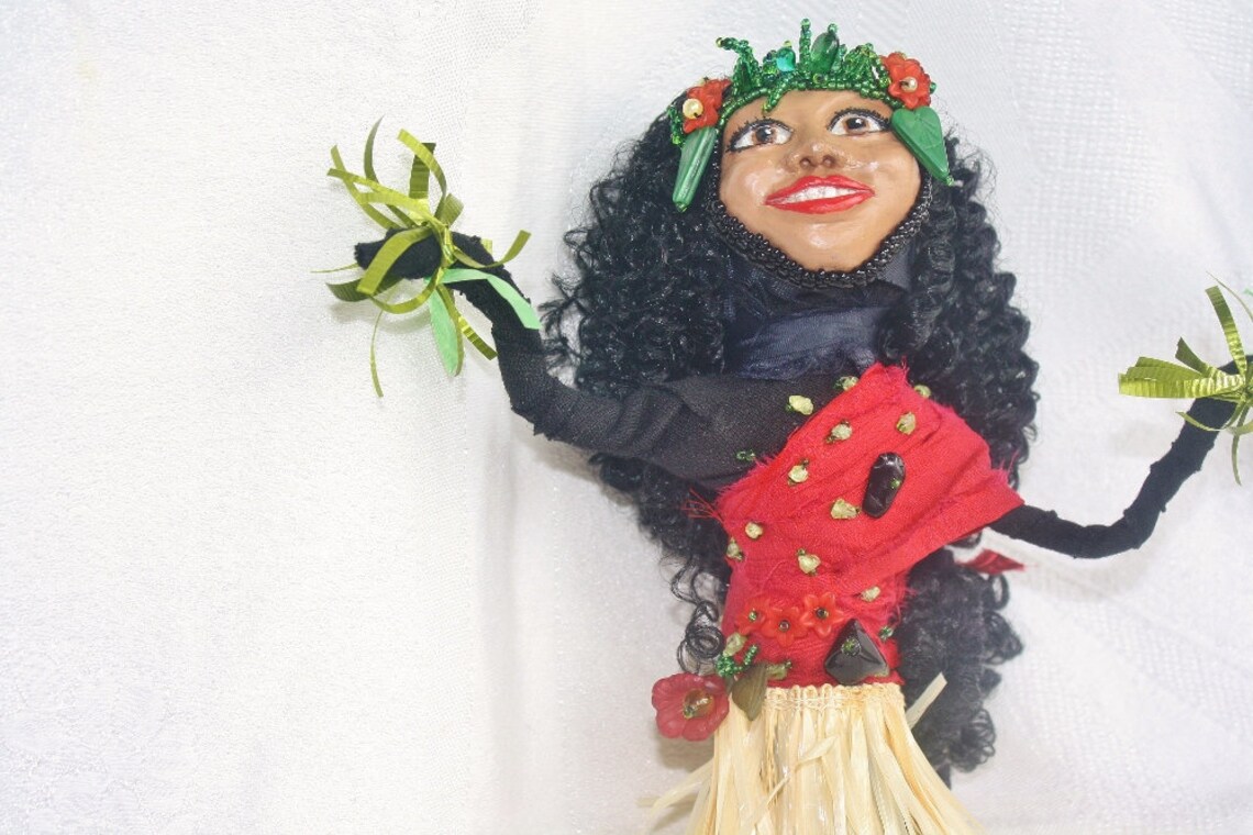 Pele - Fire Goddess of Volcanoes Spirit Doll - Etsy