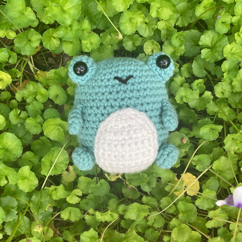 Crochet Amigurumi Chubby Frog Pattern - PDF- Crochet Plushie-crochet ...