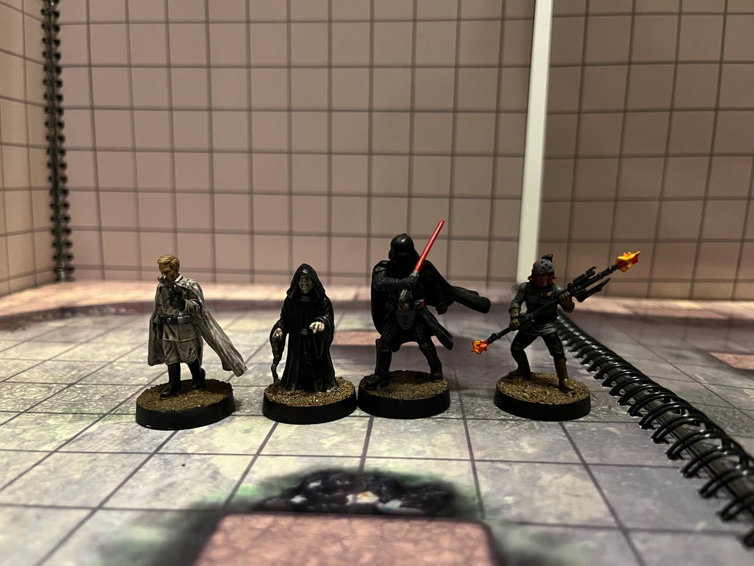 Legion Painted Imperial Hero Bundle Pack of 4 (director Krenic, Emperor ...