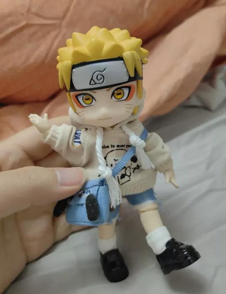 Naruto Uzumaki Ob11 Naruto Full Doll, Anime Dressed Doll With Cloth ...