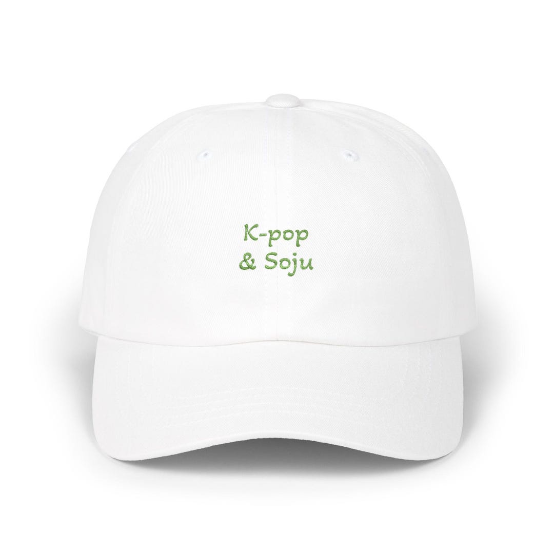 Kpop & Soju Embroidered Hat, Korean Food and Drink Inspired Gift, Kpop ...
