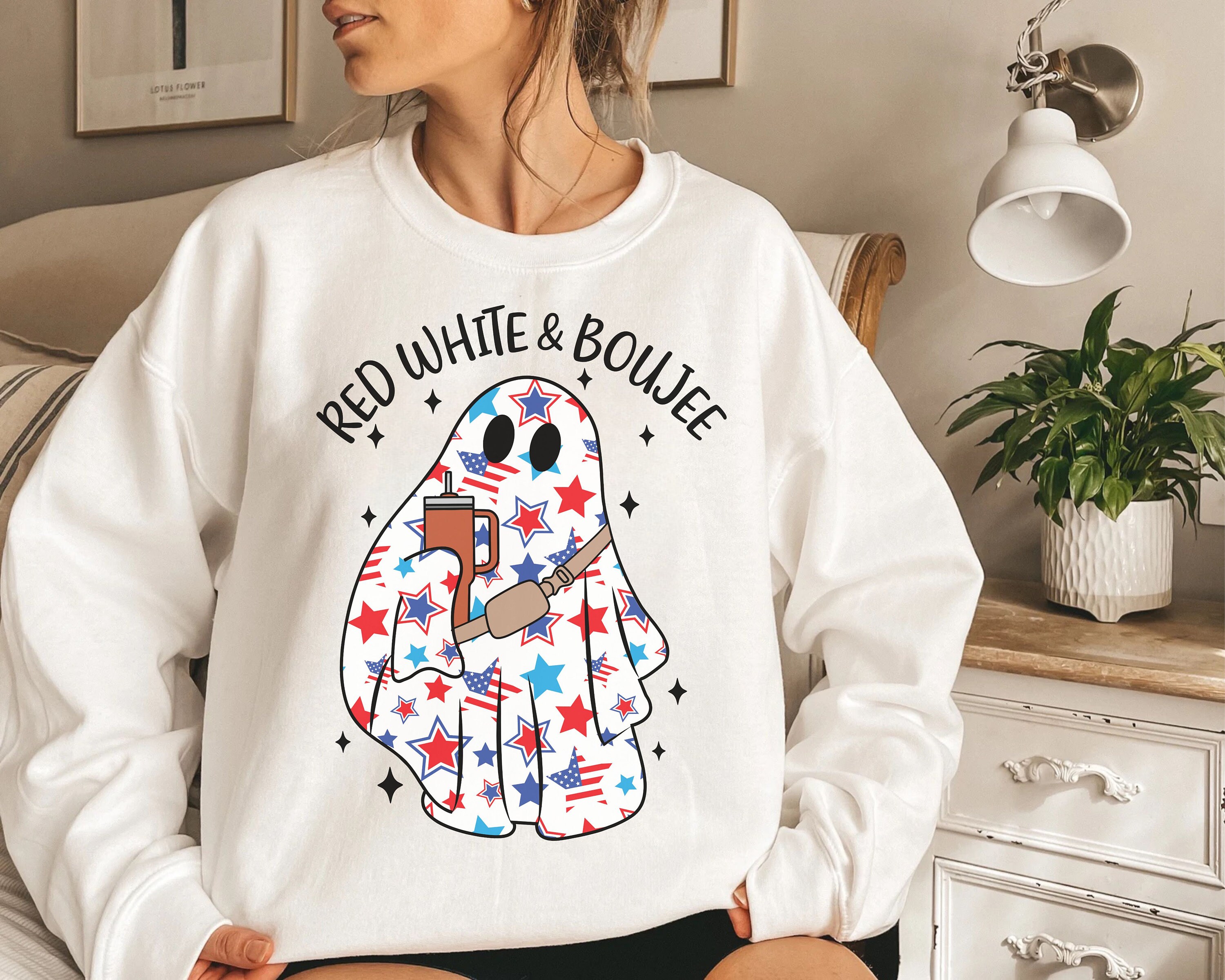 Red White and Boojee Png, American Ghost Funny Png, 1776 Independence ...