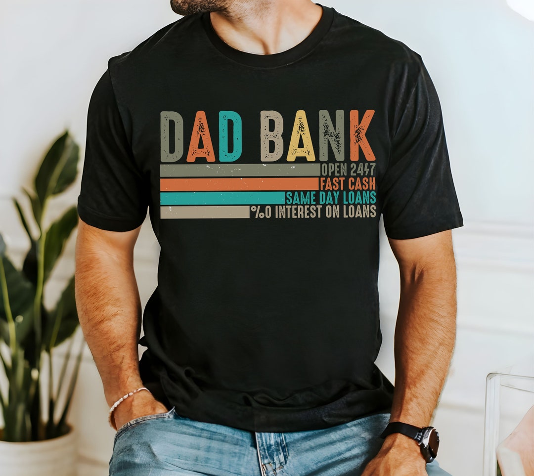 Bank of Dad Png, Father's Day Png, Funny Dad PNG, Fatherhood Png, Dad ...