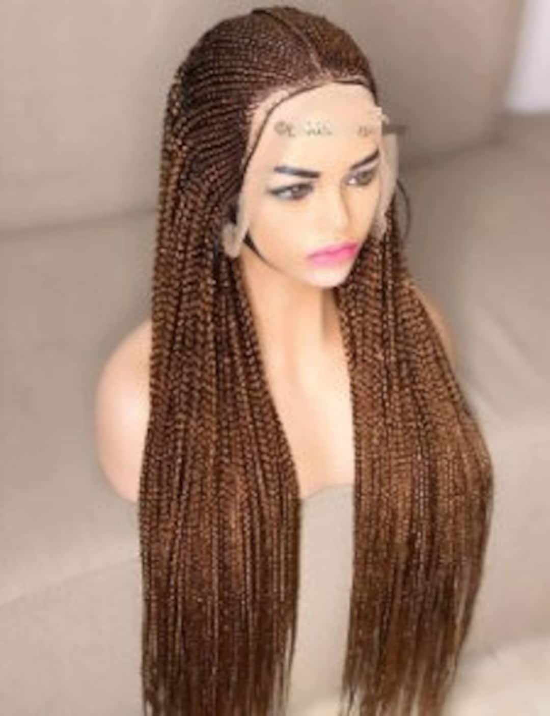 Cornrows Braided Wig - Etsy