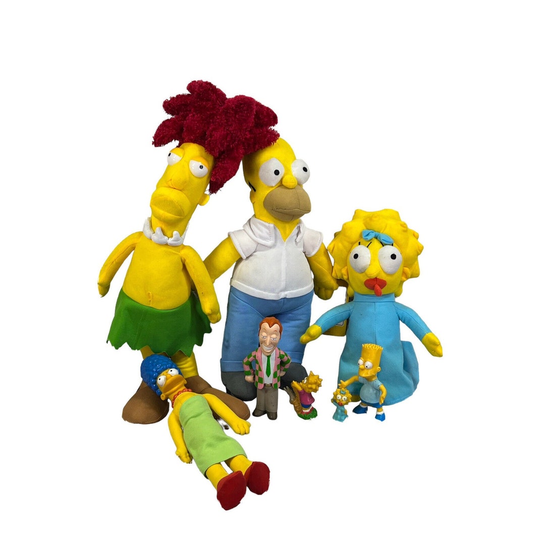 Vtg the Simpsons Mixed Lot of 8 Plush and 4 Toy Figures Collectable - Etsy