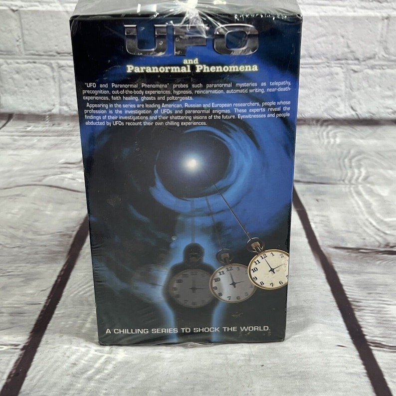 UFO and Paranormal Phenomena VHS 5 Tape Box Set 1996 Investigations Sci ...