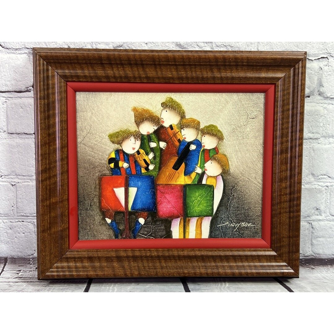 J Roybal Strings Artwork Oil Painting Music Oil on Canvas 11 X 13 ...