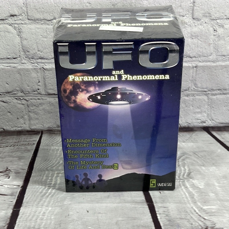UFO and Paranormal Phenomena VHS 5 Tape Box Set 1996 Investigations Sci ...