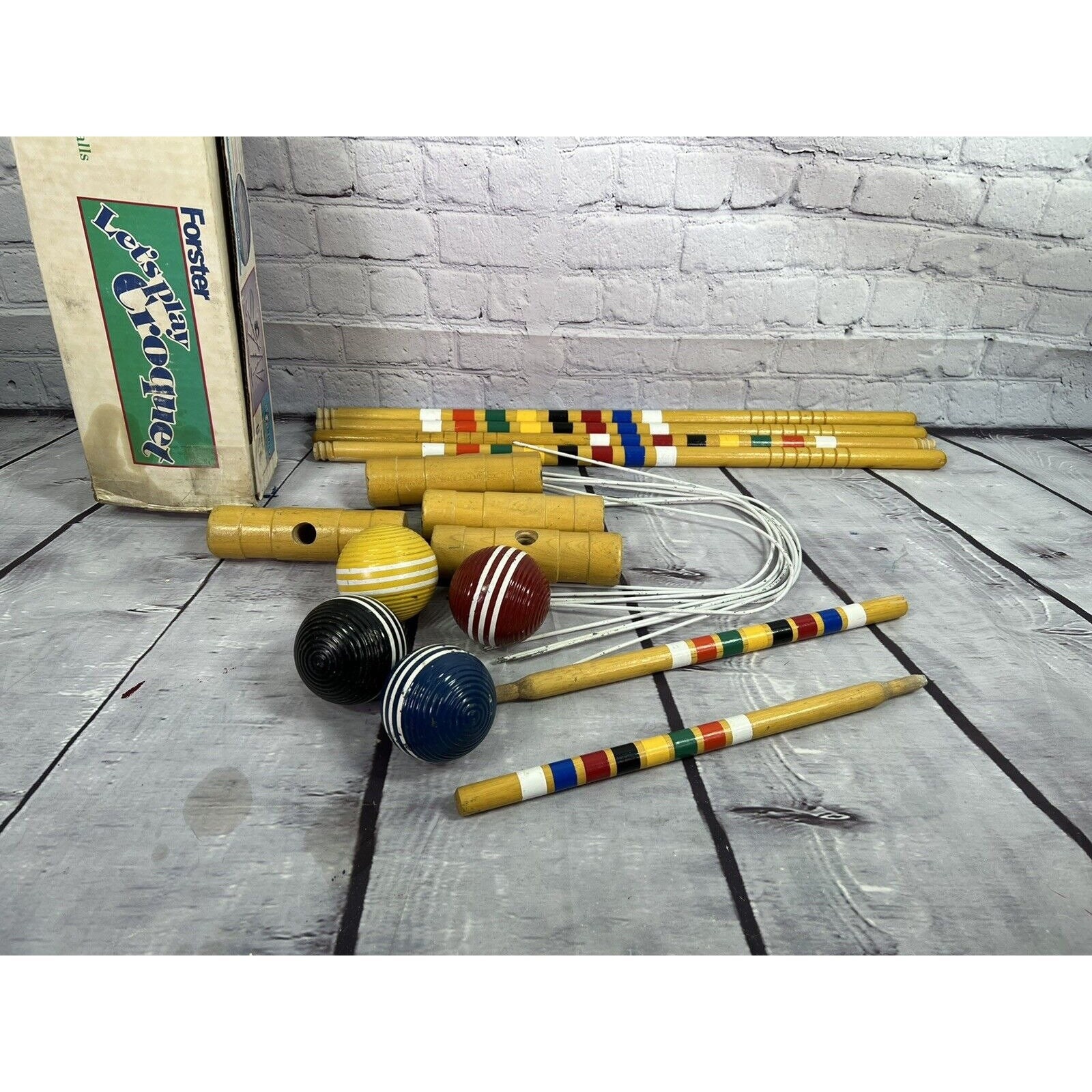 Vtg 1987 Forster Croquet Set Original 4 Player Set - Etsy