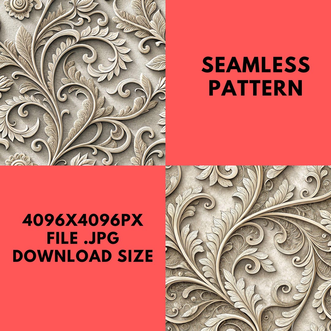 Seamless Ivy Pattern Elegant Decoration for Wallpaper and Product ...