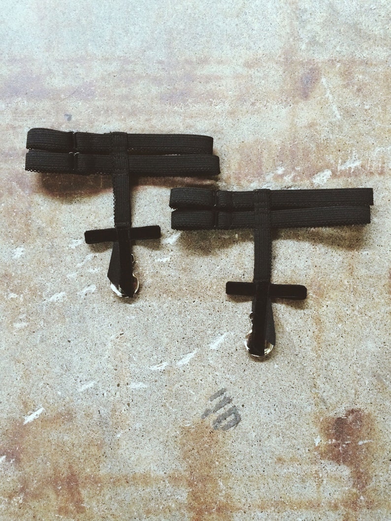 Simone Knee High Sock Garters 1/2 inch | Etsy