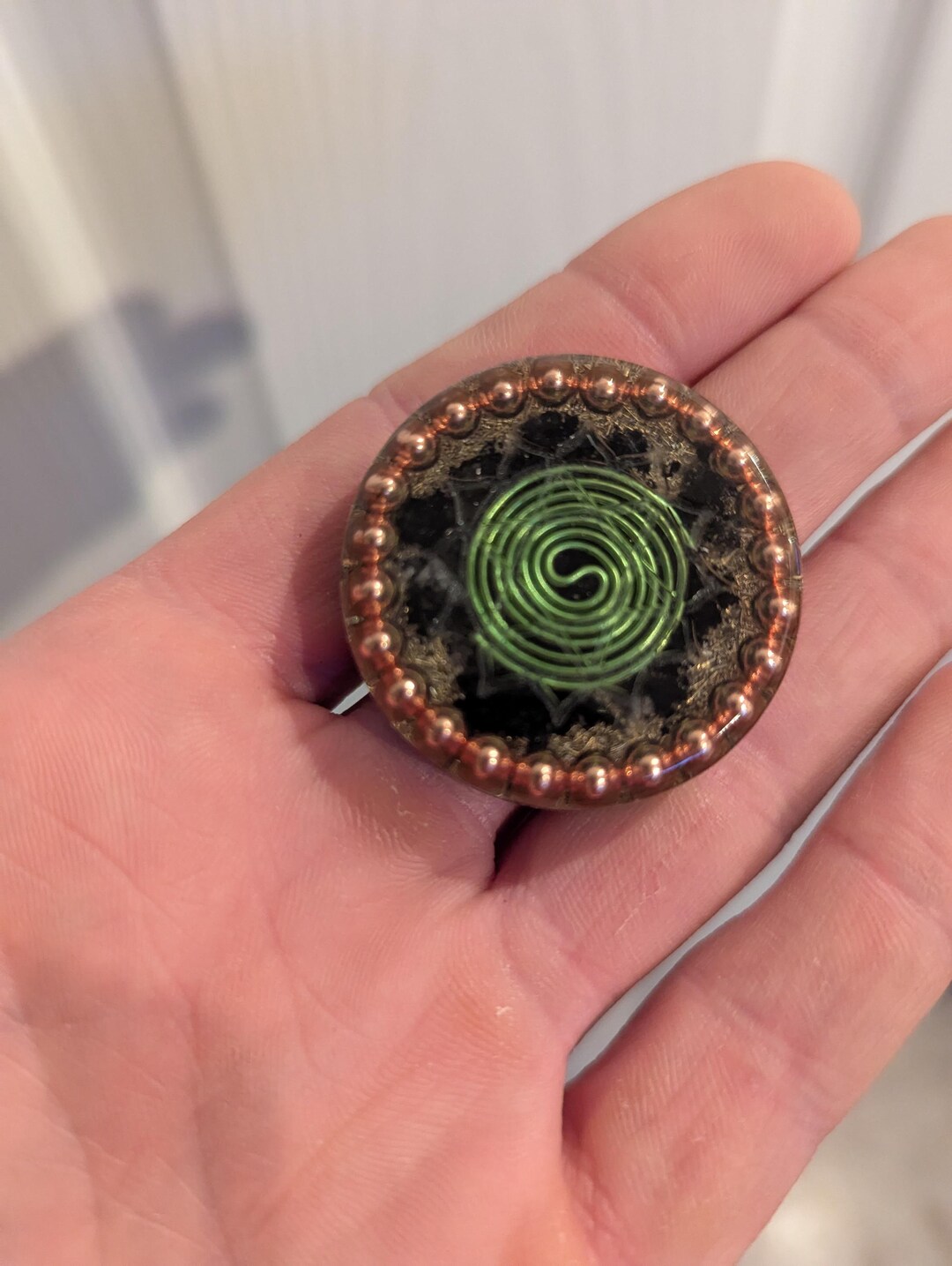 Orgonite Puck - Pocket Sized - Etsy