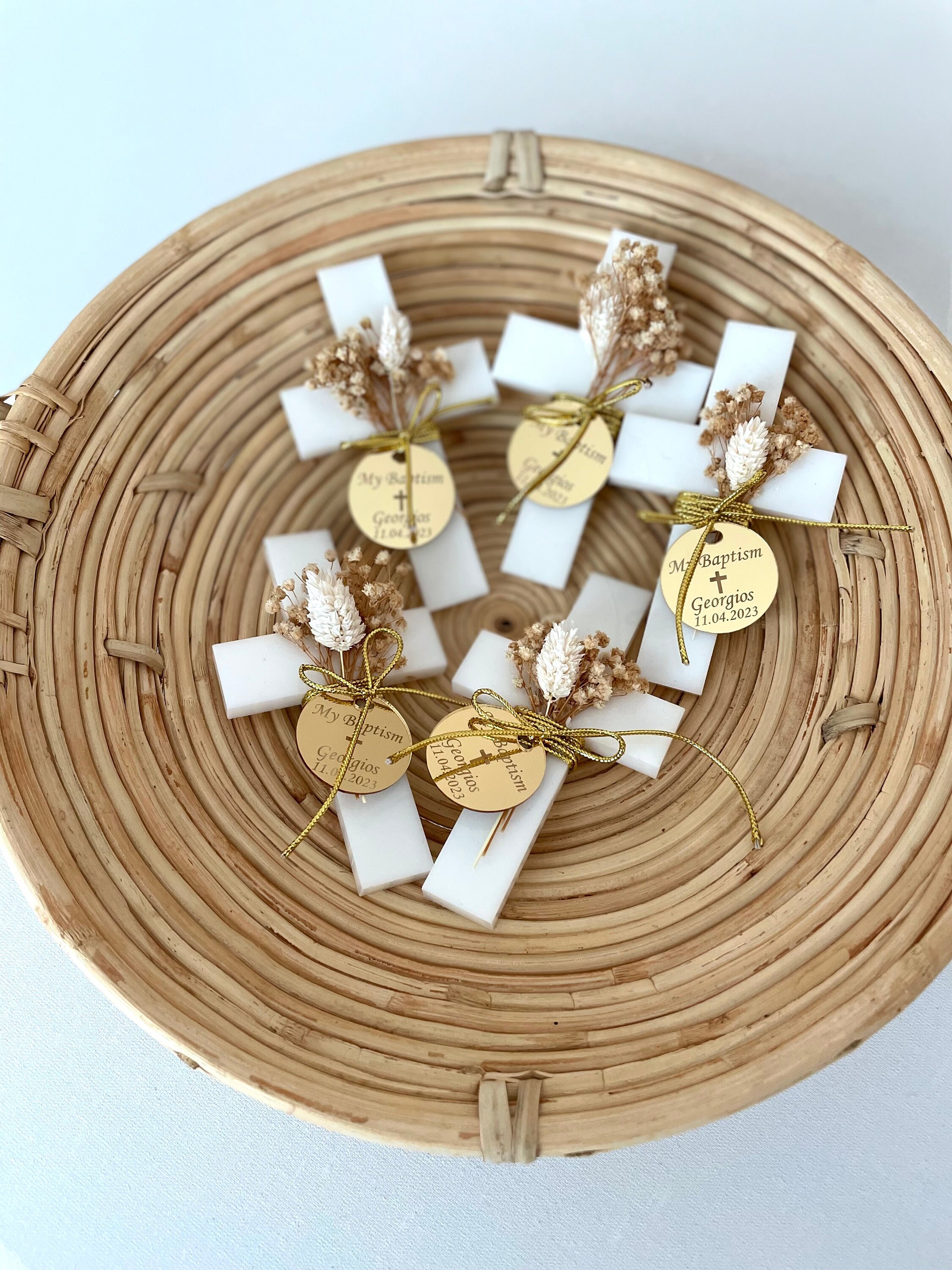 Personalized Baptism Party Favors, Baptism Cross Magnet, Holy Communion ...