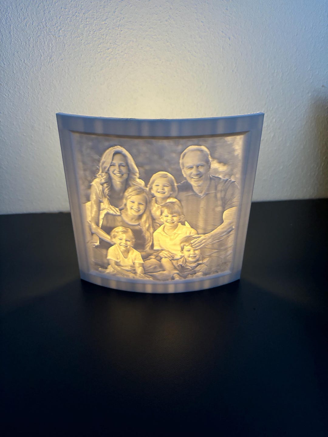 3d Printing Lithophane Picture Lamp Curved - Etsy