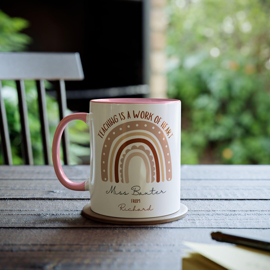 Personalised Teacher Mug-personalised Teacher Gift-thank You Teacher ...