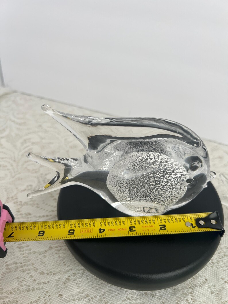 Set of 3 Murano Glass Fish Figurines – Hand Blown Art Deco Glass ...