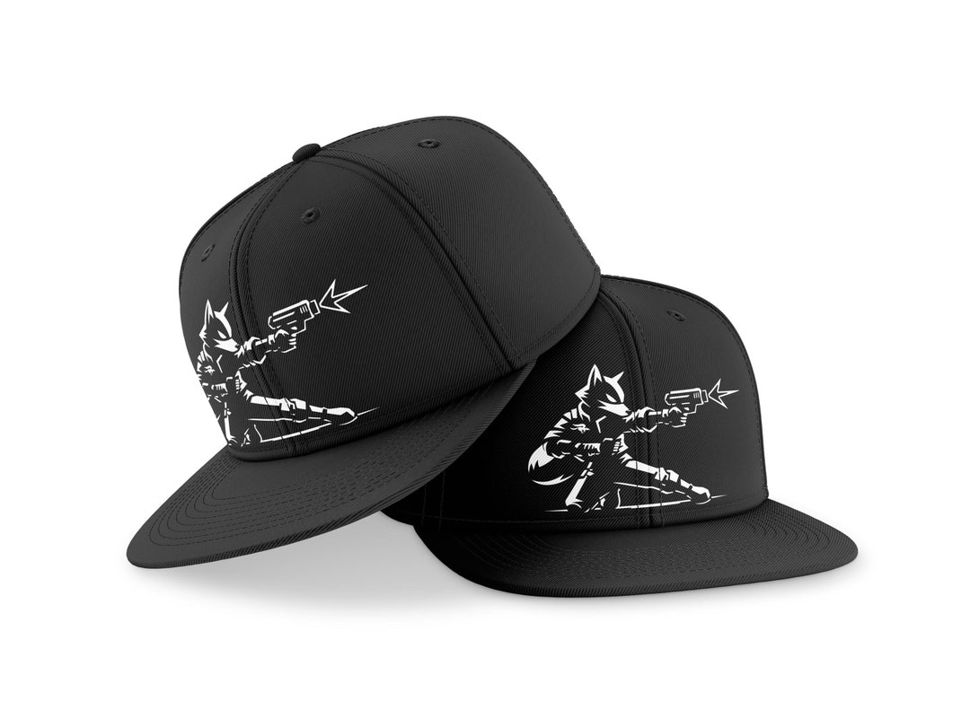 Hat - Fox Mccloud Snapback Hat, Star Fox Embroidered Cap, Unique Design ...