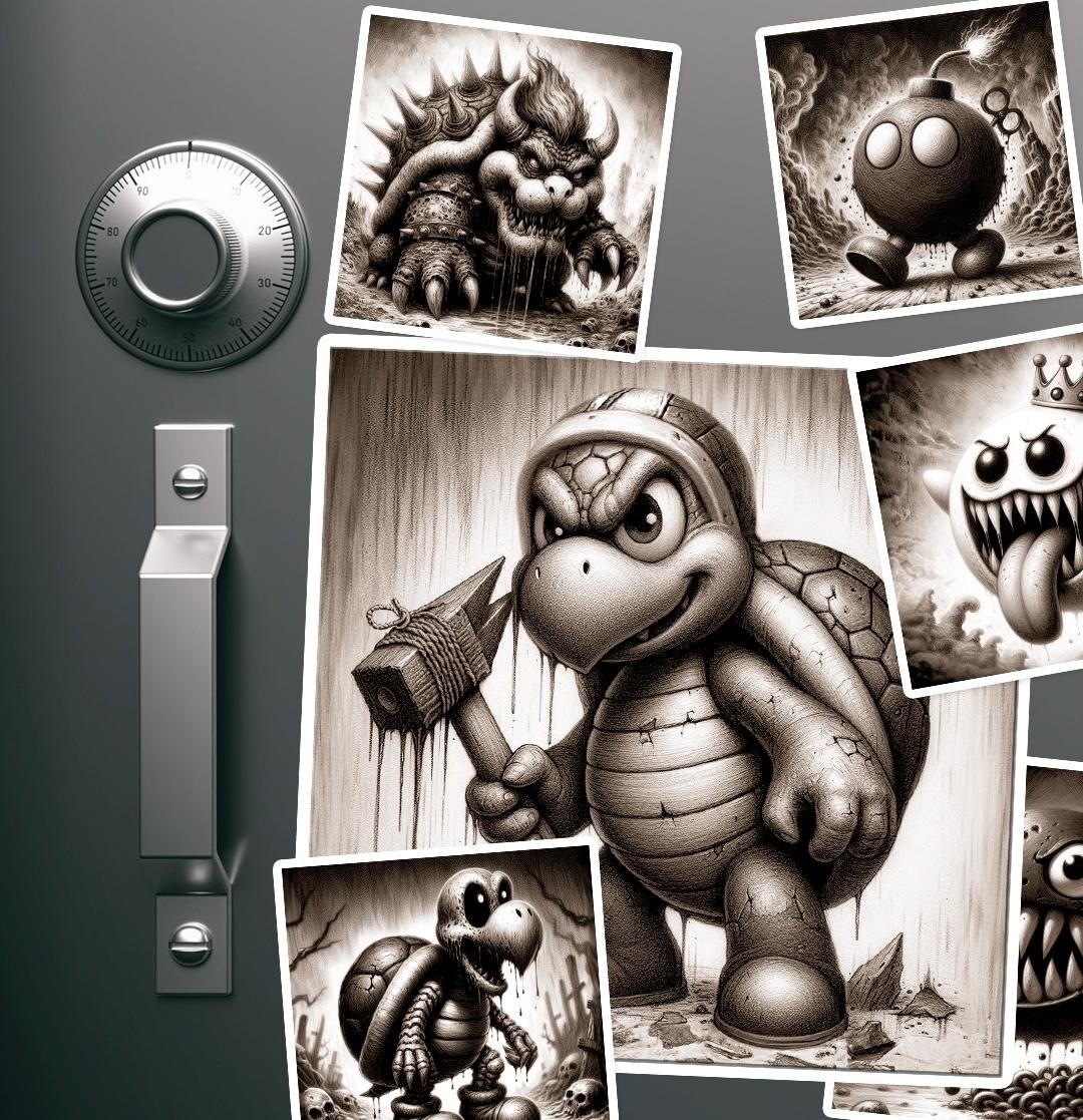 Magnetic Monsters: the Villains of Super Mario Magnets, 20+ Unique ...