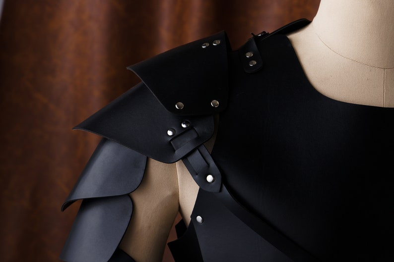 Medieval Breastplate Viking Warrior Armor Leather Shoulder Armor Viking ...