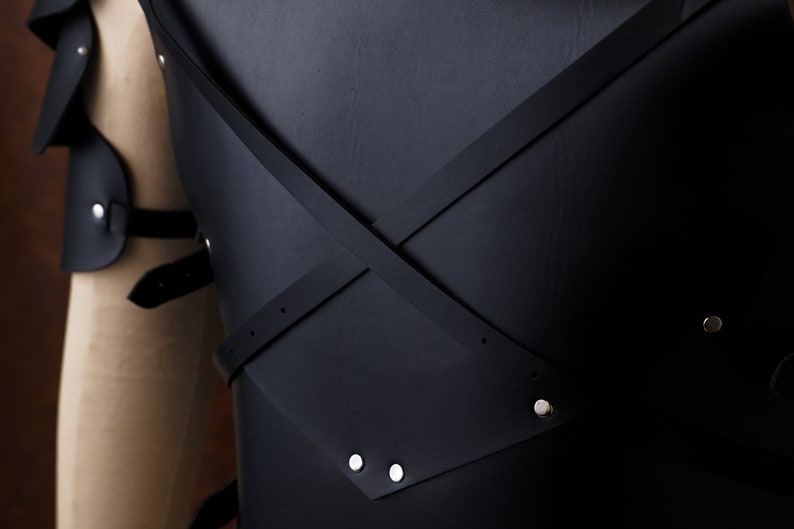 Medieval Breastplate Viking Warrior Armor Leather Shoulder Armor Viking ...