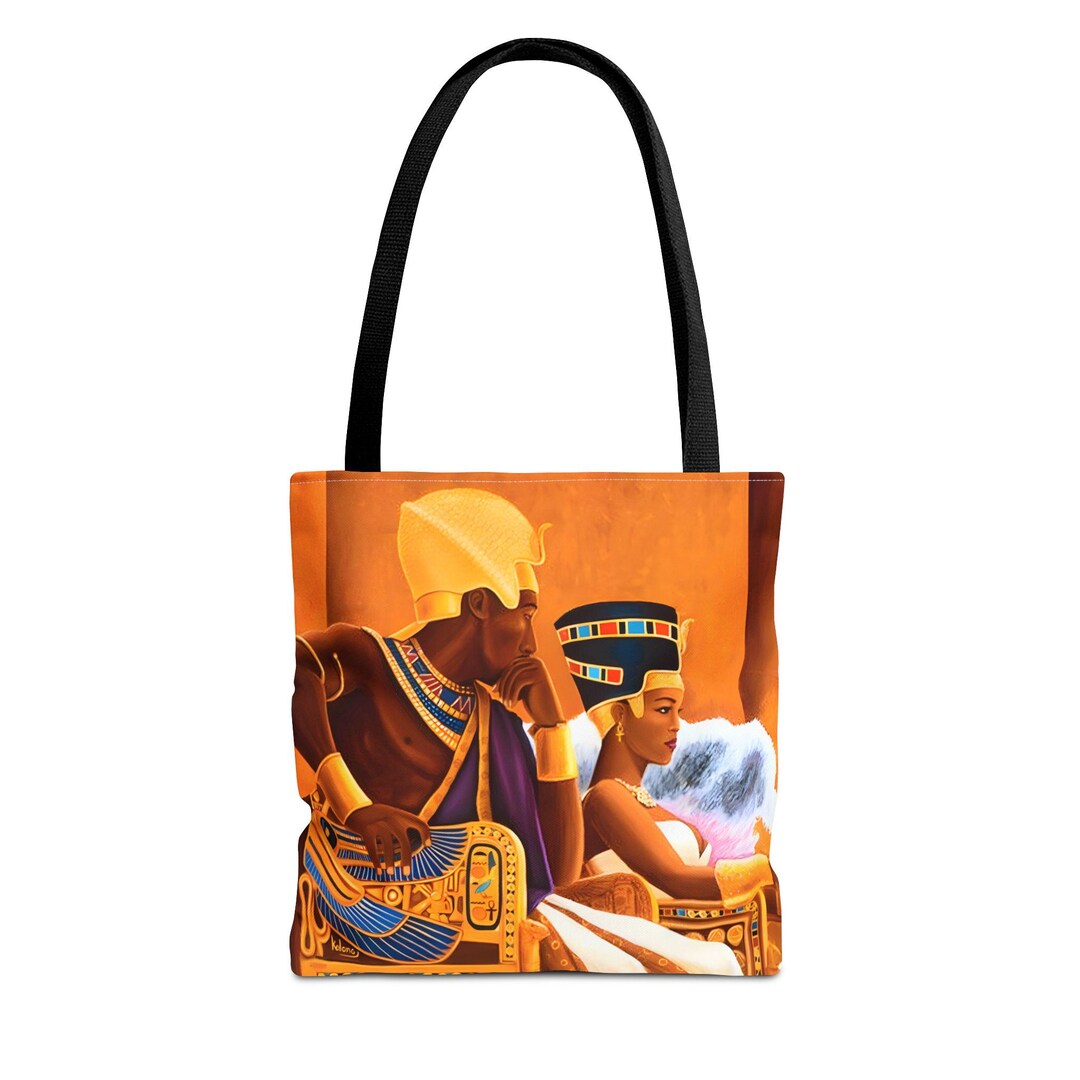Ancient Egyptian Tote Bag: Ethnic African Art Carryall - Etsy