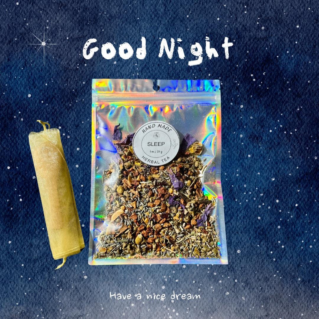 Insomnia Tea Sleepy Tea Custom Herbal Tea Blend Loose Tea 100% Organic ...