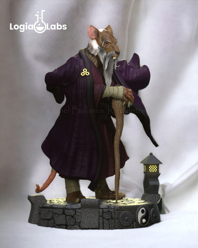 TMNT Splinter Figure 3D Stl Files Teenage Mutant Ninja Turtler Splinter ...