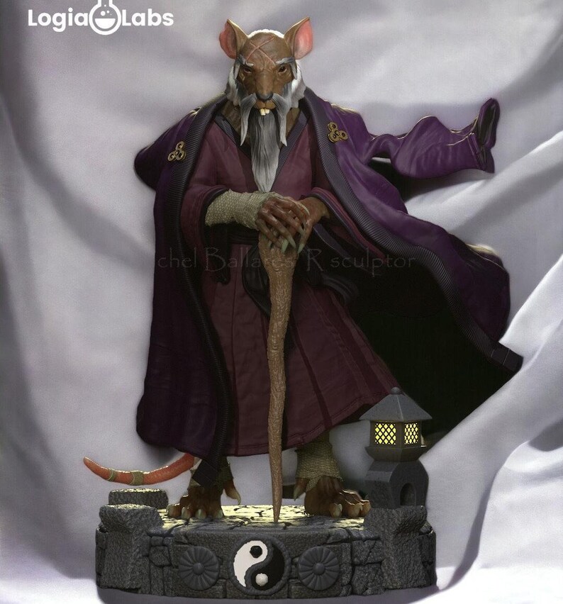 TMNT Splinter Figure 3D Stl Files Teenage Mutant Ninja Turtler Splinter ...