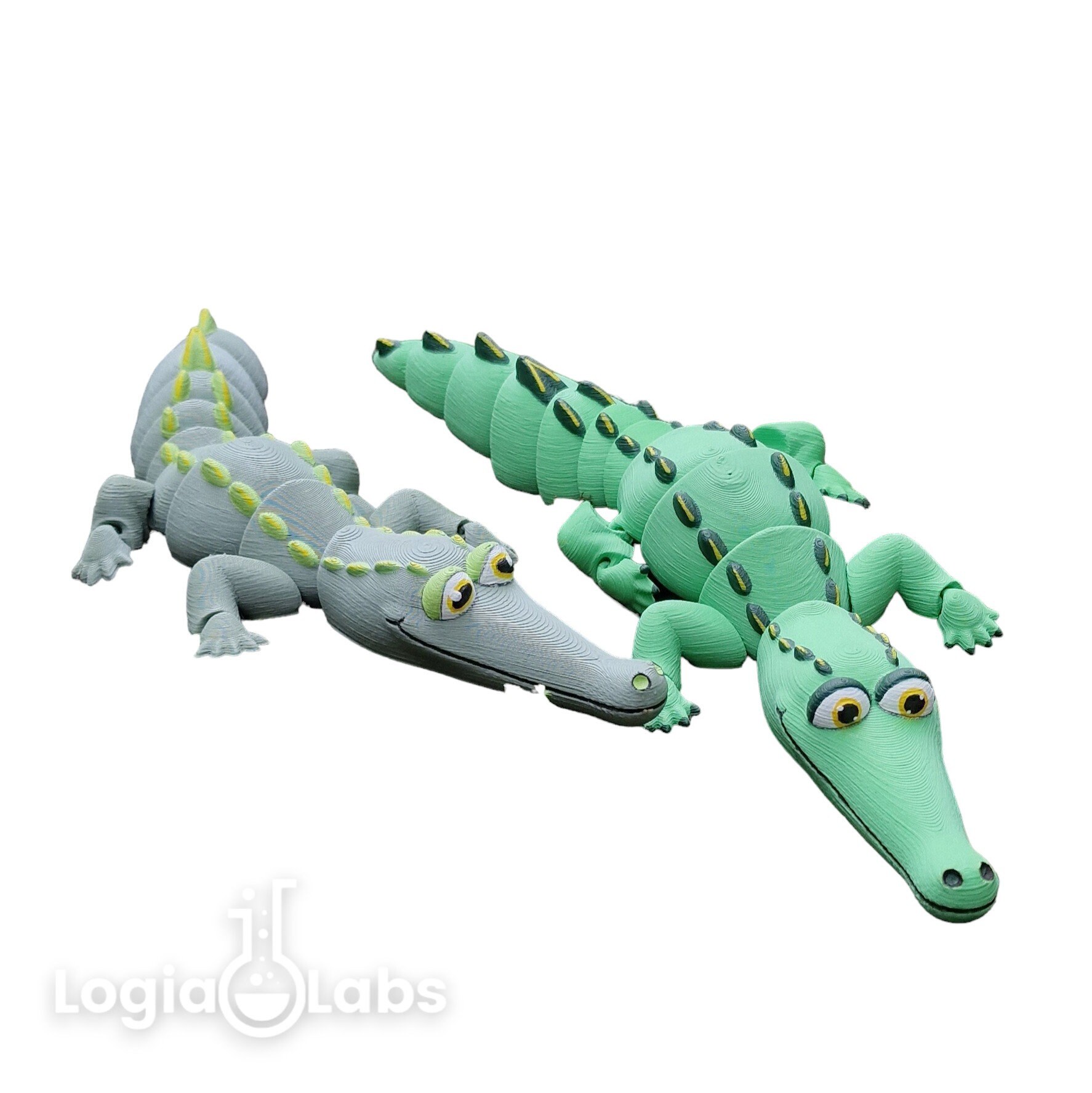 Flexi Baby Crocodile 3D Stl File Articulated Crocodile Figure Print in ...