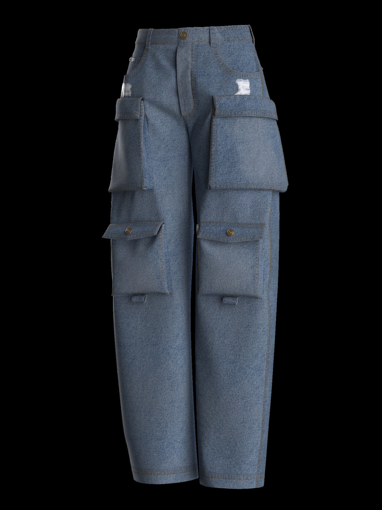3D DENIM - 3D JEAN - CLO 3D - Digital - Marvelous Designer - Pant ...
