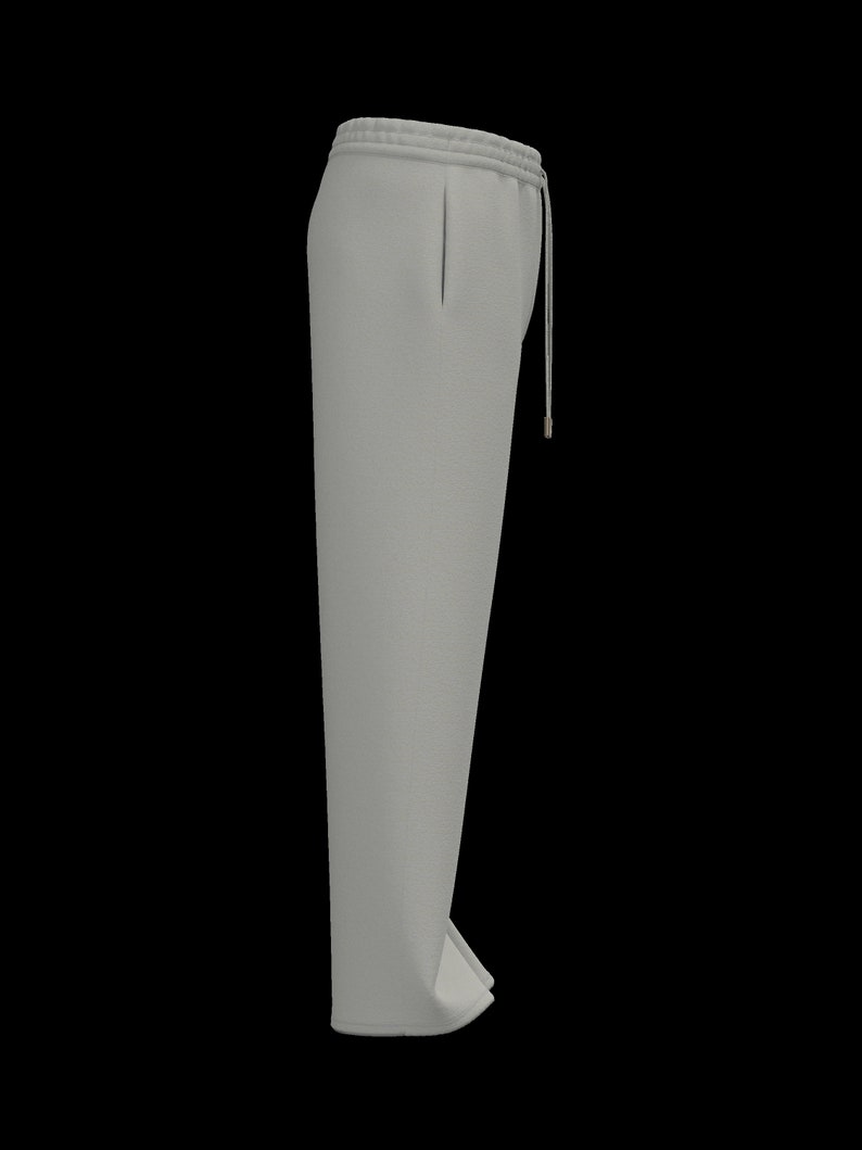 3D Male Sweatpant – Customizable Digital Pants for Clo3d, Blender ...