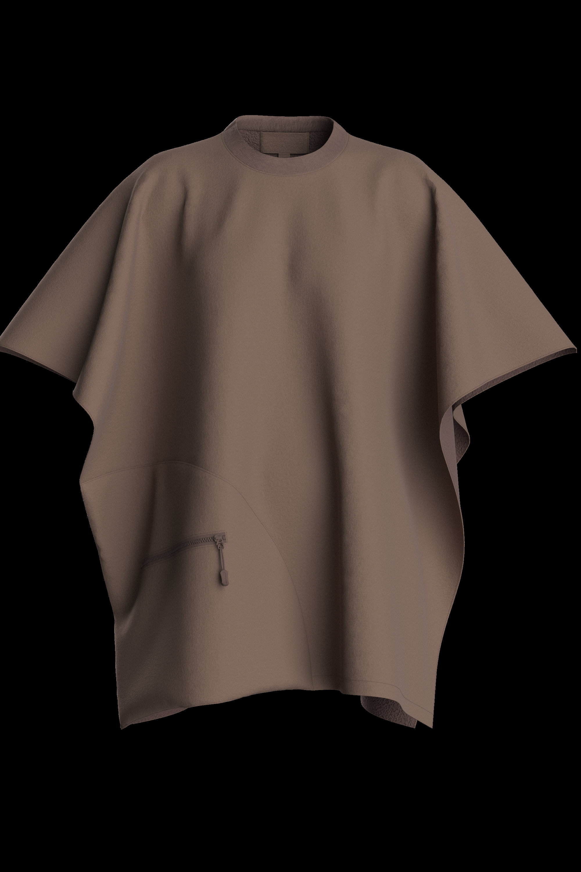 3D Pancho – Procreate & CLO3D Digital Fashion Model for Blender | OBJ ...