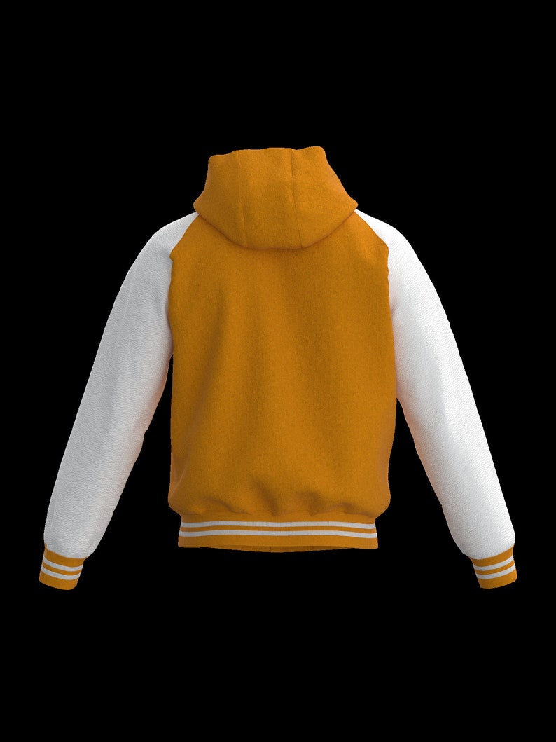 3D Male Raglan Varsity Jacket: Digital Garment (obj, Fbx, Zprj) - Etsy
