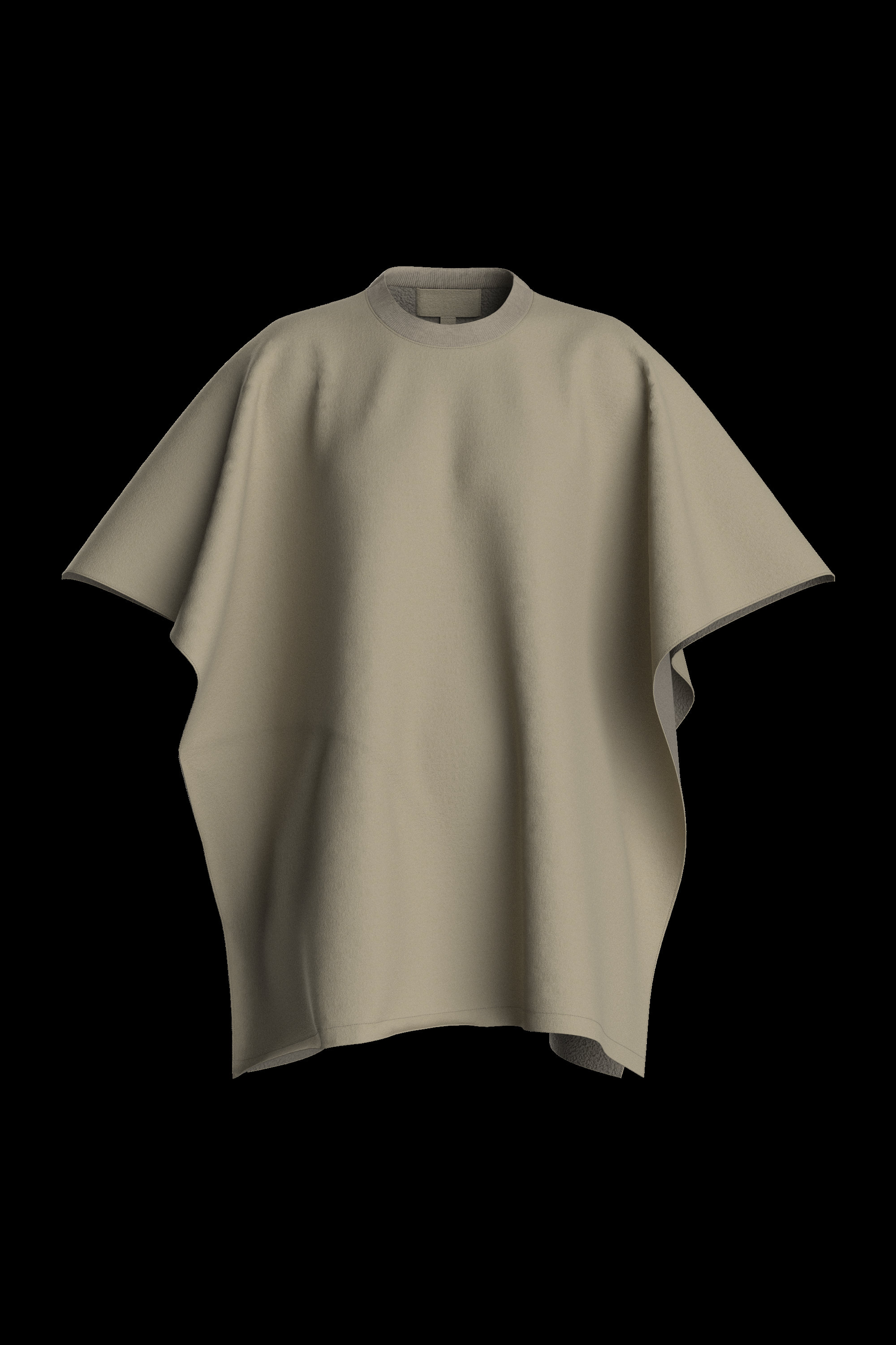 3D Pancho – Procreate & CLO3D Digital Fashion Model for Blender | OBJ ...