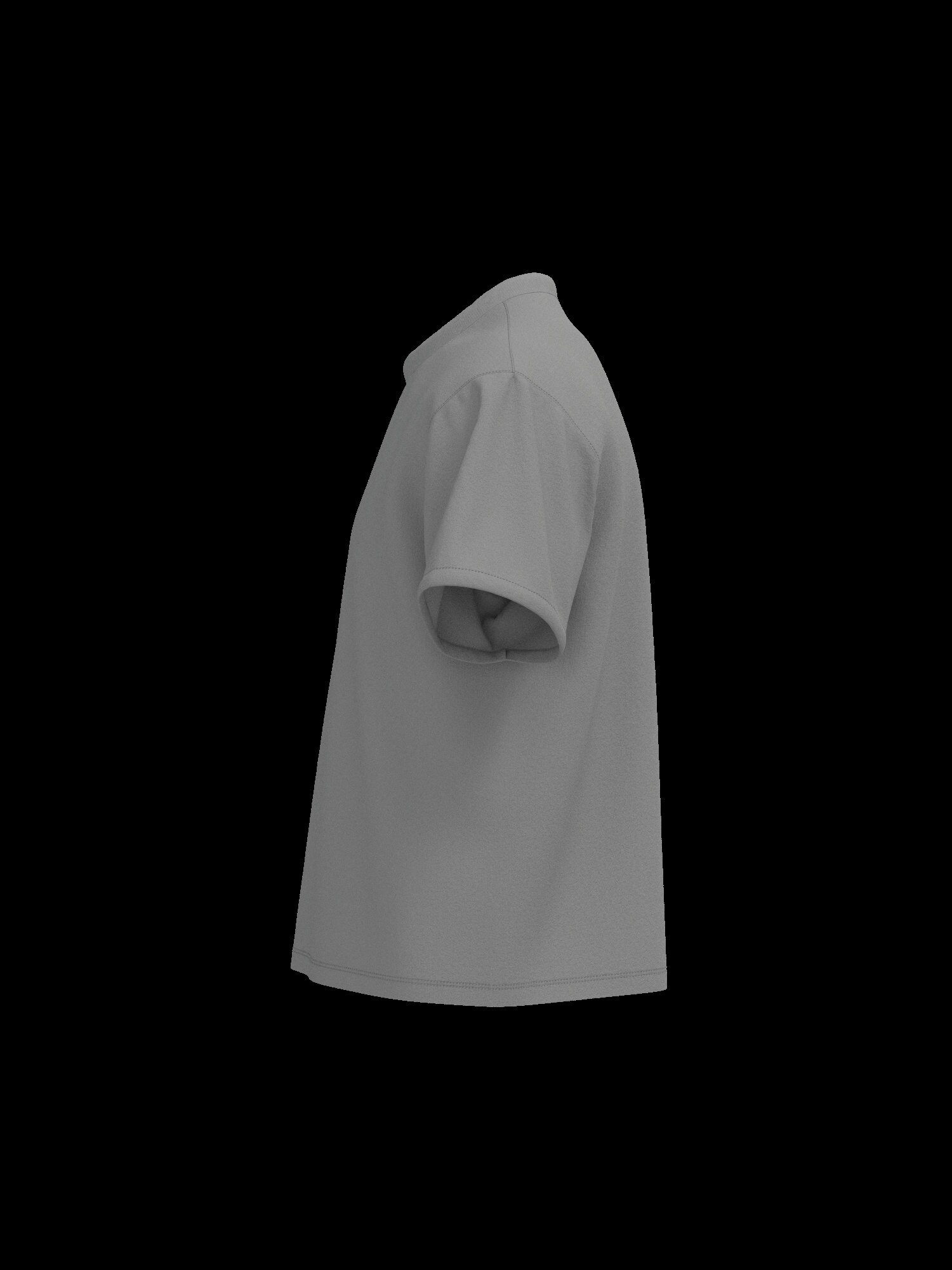3D Male T-shirt – Procreate & CLO3D Customizable Digital Fashion Model ...