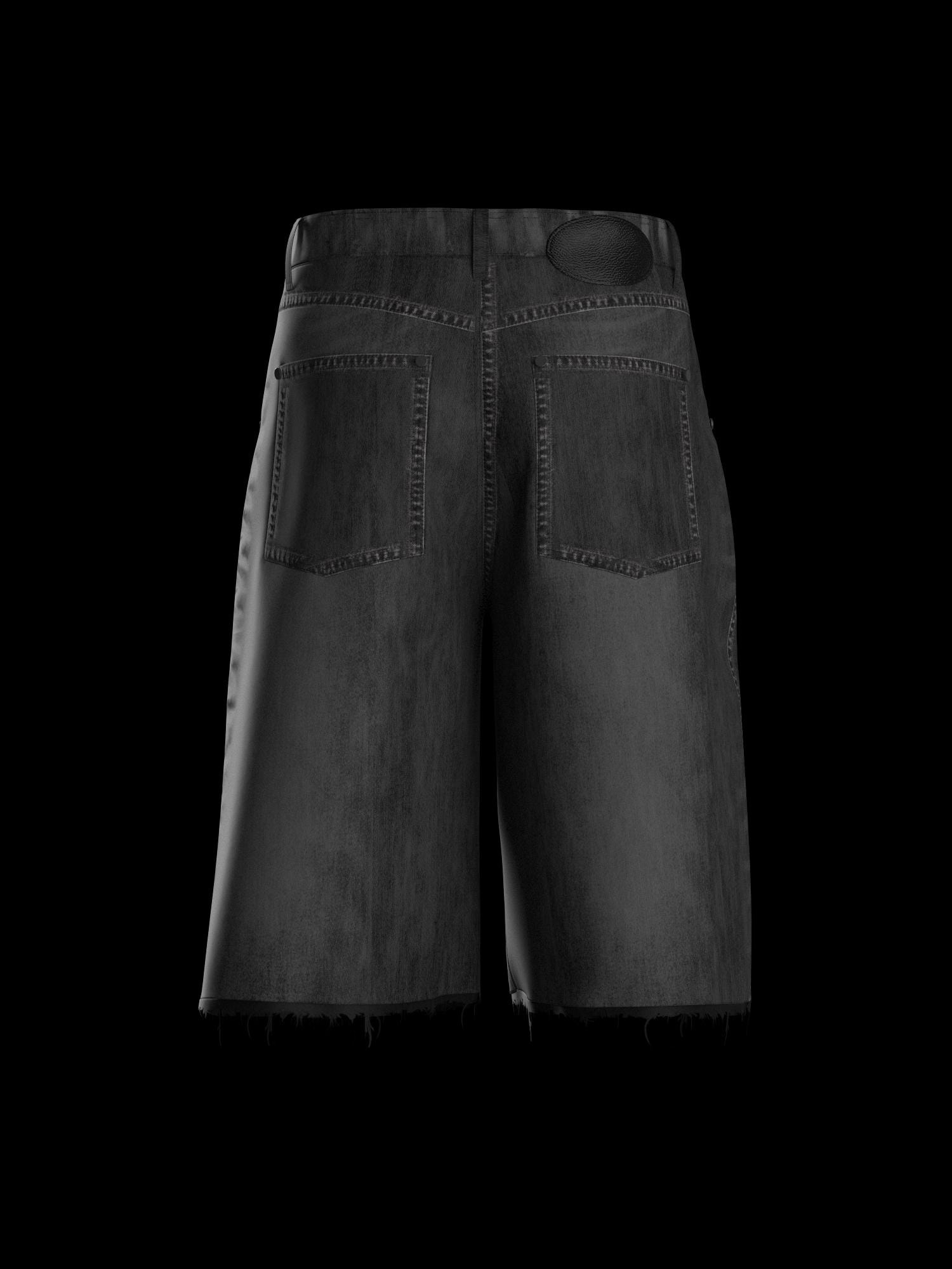 3D MALE DENIM SHORT - CLO3D - Digital - 3D Short - 3D Jean - 3D Digital ...