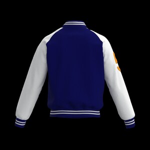3D Raglan Varsity Jacket: Digital Garment (obj, Fbx, Zprj) - Etsy