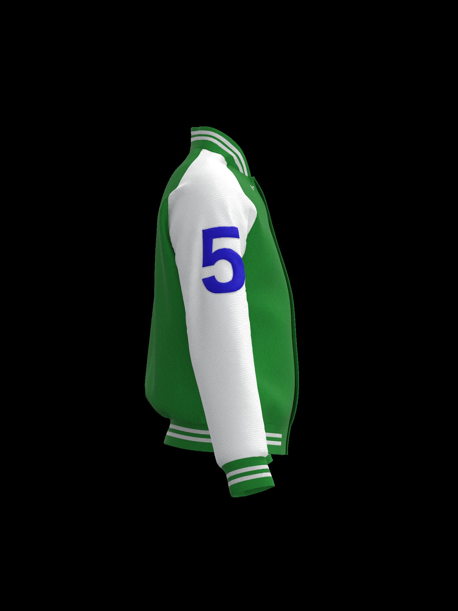 3D Male Raglan Varsity Jacket: Digital Garment (obj, Fbx, Zprj) - Etsy