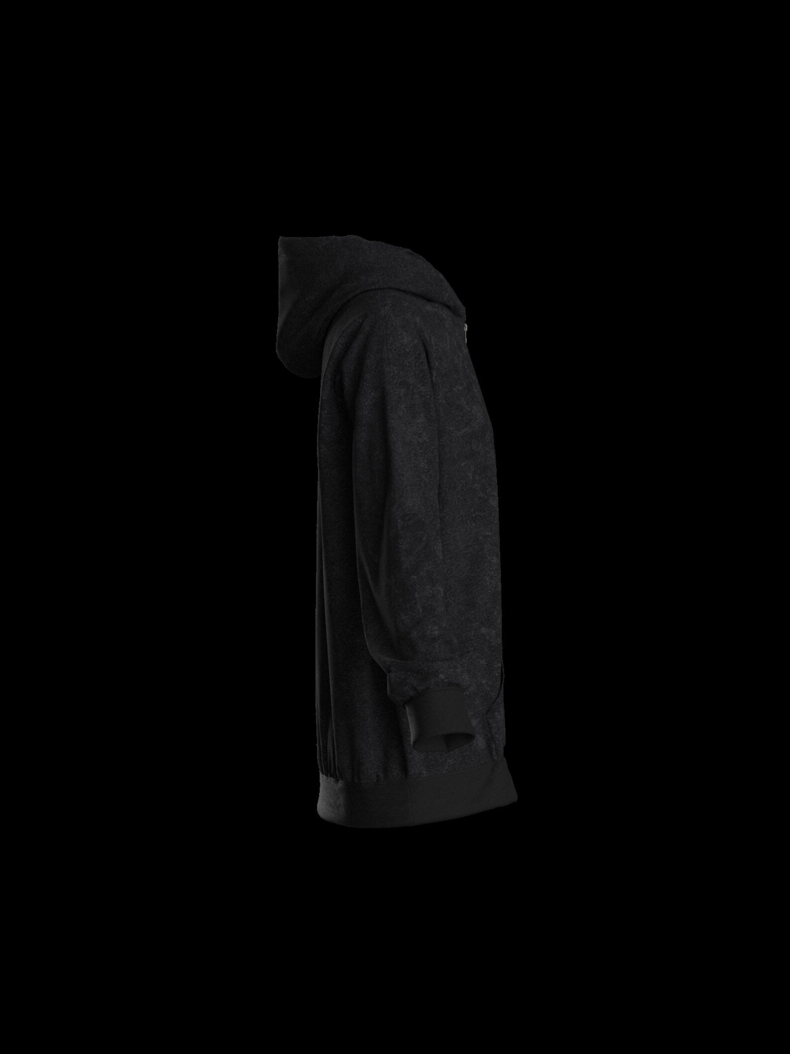 3D Female Zipper Hoodie – CLO3D & Procreate Customizable Digital ...