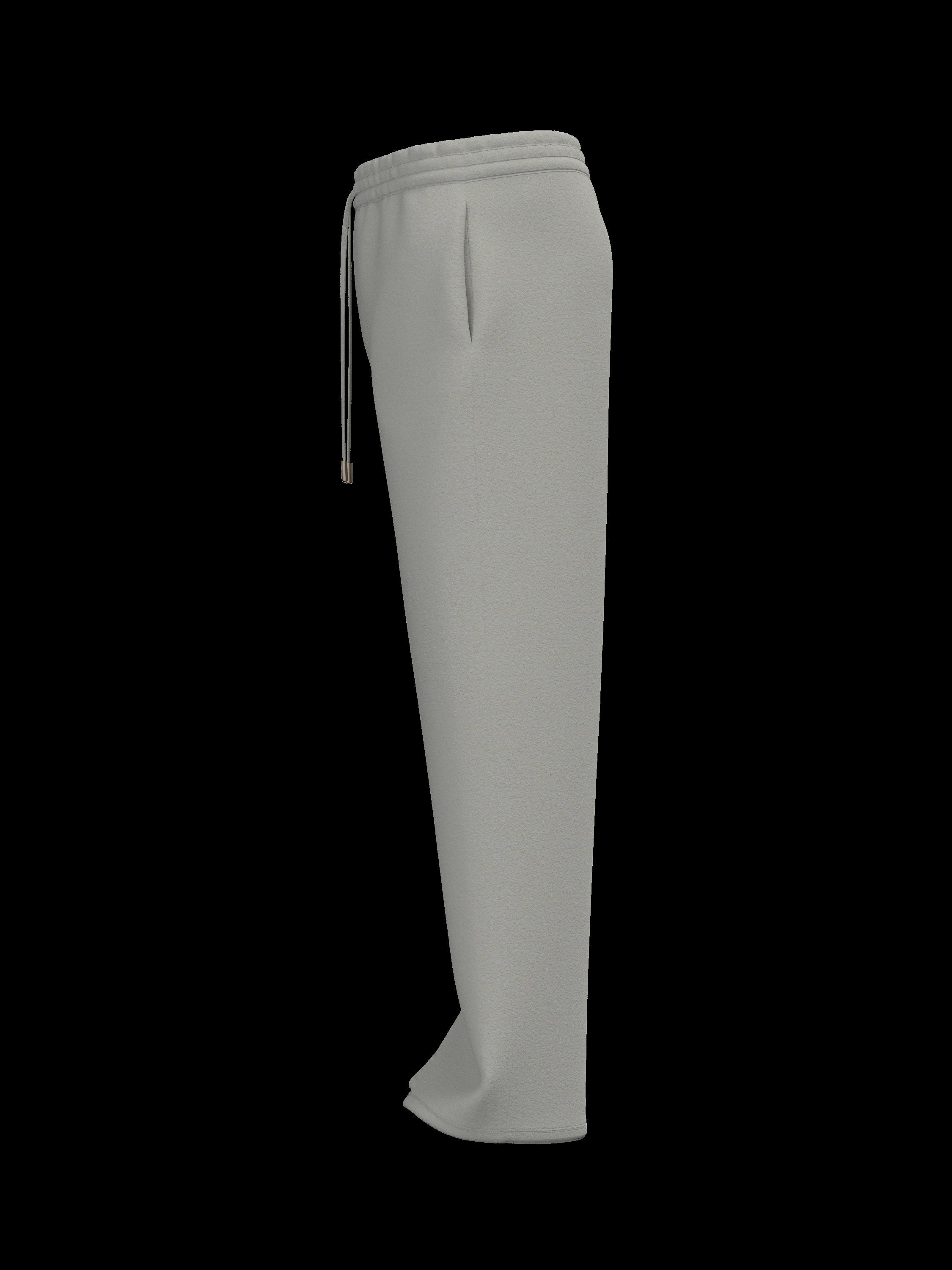3D Male Sweatpant – Customizable Digital Pants for Clo3d, Blender ...