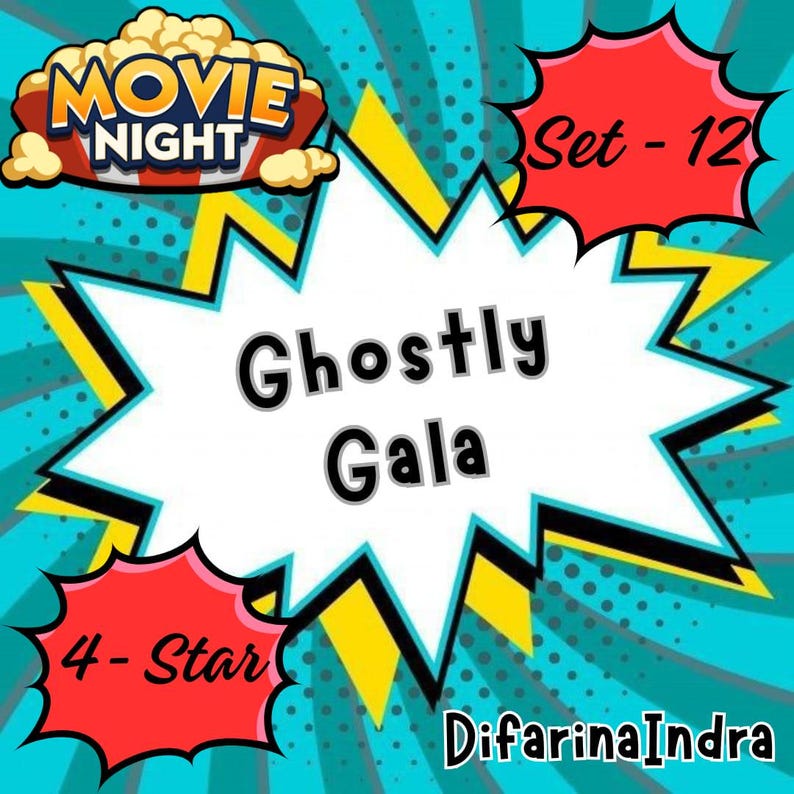 Monopoly_go - Ghostly Gala - Sticker 4 Star - Set 12 - Etsy