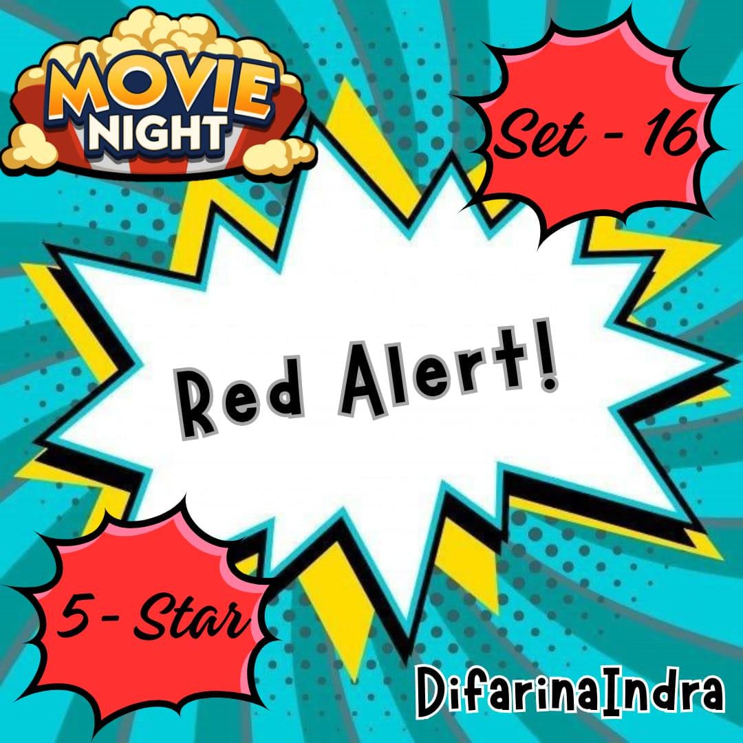 Monopoly_go - Red Alert - Sticker 5 Star - Set 16 - Etsy