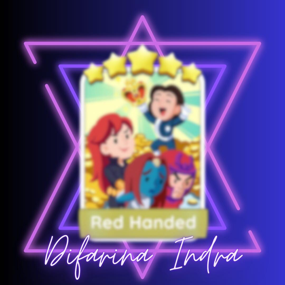 Red Handed Sticker Set 12 Fast Delivery - Etsy