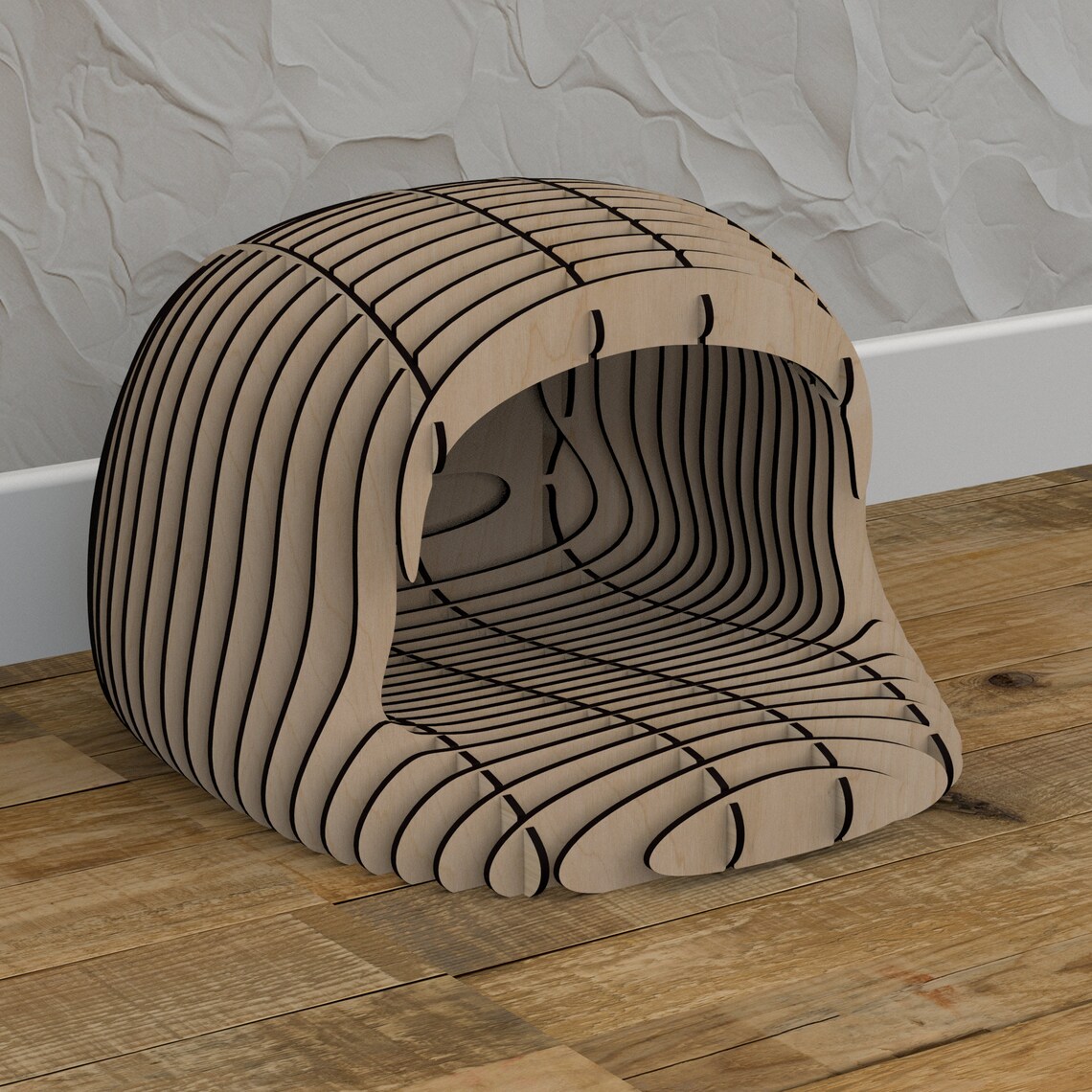 Parametric Cat House, Cat House SVG, House Kitten File, Pet House, Bed ...