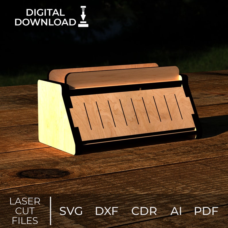 Guitar Pick Holder SVG, Dxf, Cdr,ai,pdf, Guitar Picks Holder CNC File ...