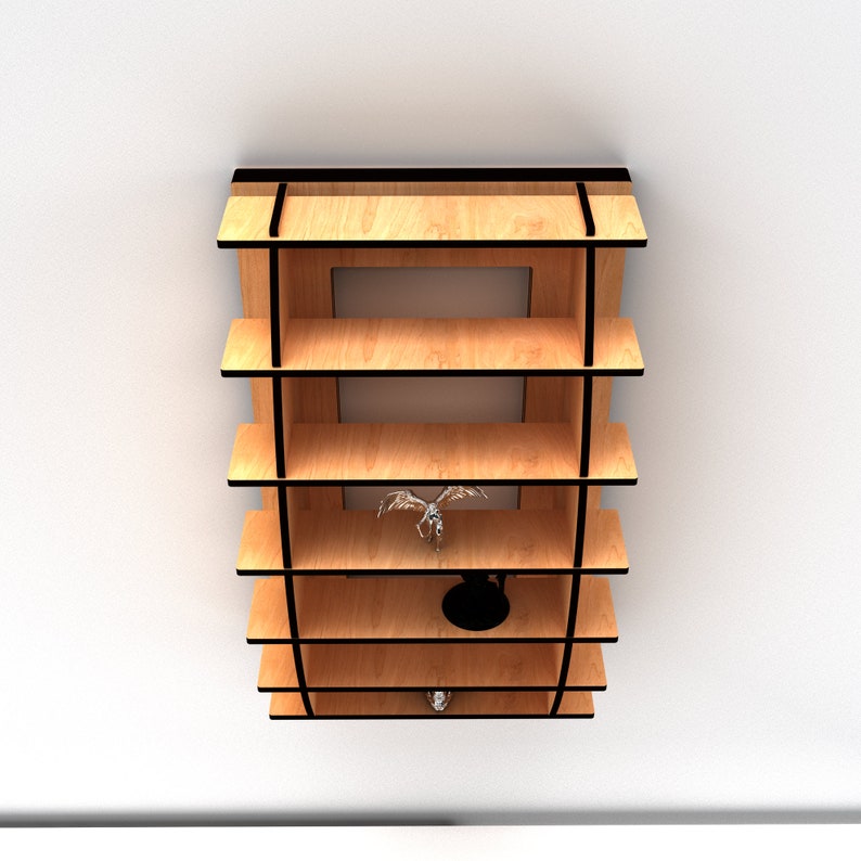 Collectible Shelves Cut SVG, Miniature Figure Shelf, Wall Hanging ...