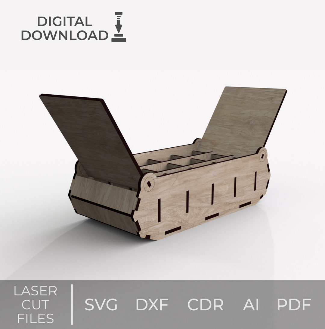 Tea Bag Organizer, CNC File, Modern Tea Storage Solution, Laser Cut ...