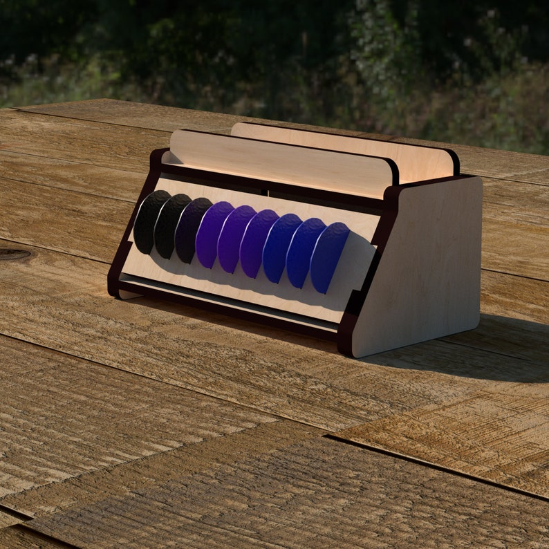 Guitar Pick Holder SVG, Dxf, Cdr,ai,pdf, Guitar Picks Holder CNC File ...