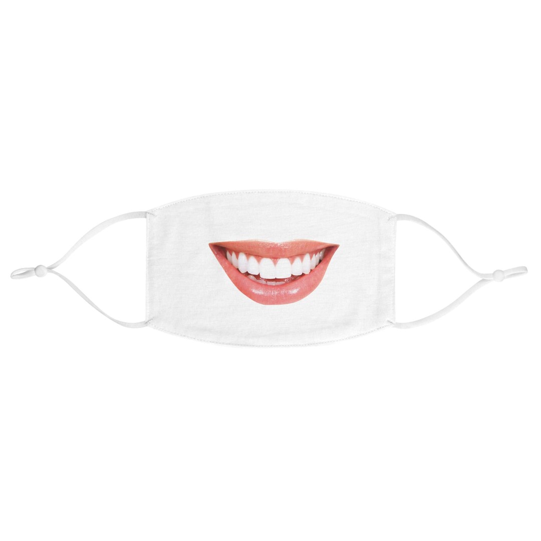 Funny Smiley Face Mask Jolly Happy Facial Accessories Men & Women's ...