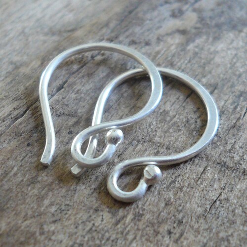 Hand Forged Swirl Connectors Sterling Silver Oxidized - Etsy